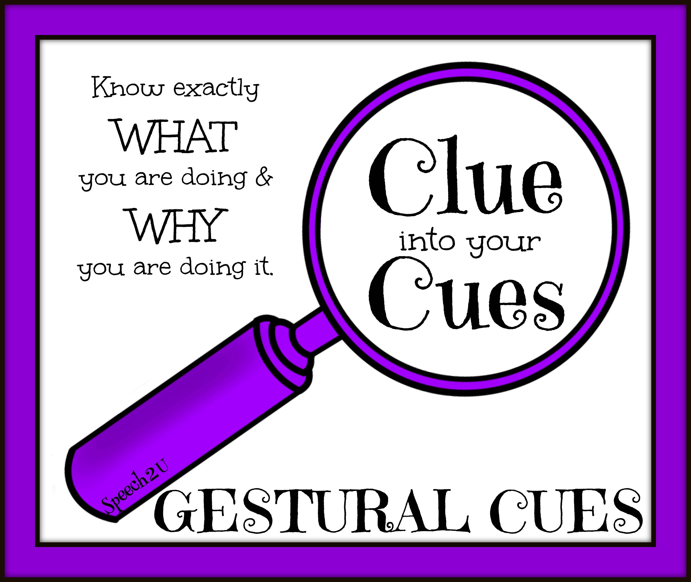 Clue Into Your Cues Gestural Cues Speech 2U Clue Into Your Cues Gestural Cues Speech 2U