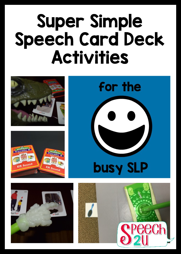 Super Simple Speech Therapy Card Deck Activities - Speech 2U